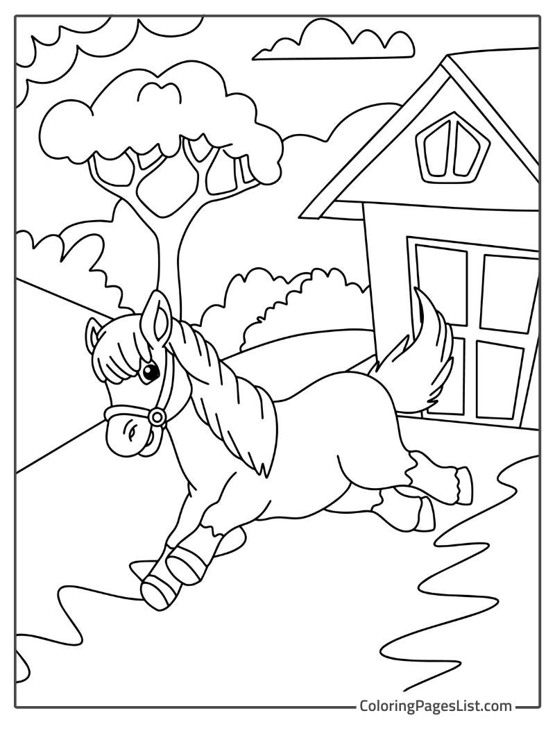 68 Horse Coloring Pages (Free Printable PDFs) | Coloring Pages List