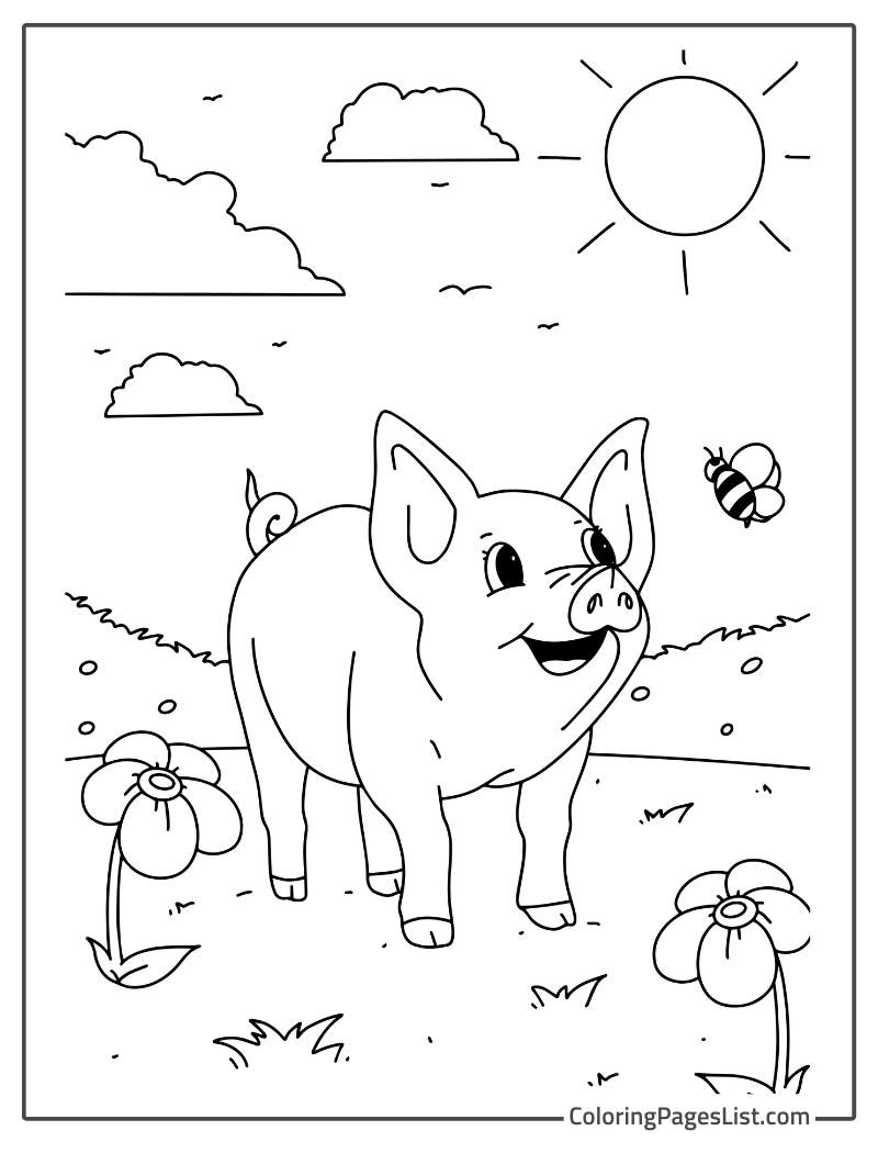 28 Pig Coloring Pages (Free Printable PDFs) | Coloring Pages List