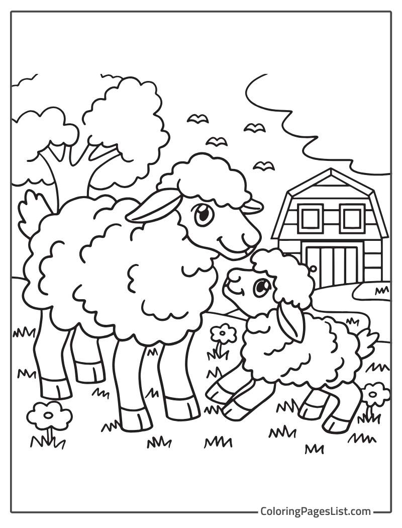 32 Sheep Coloring Pages (Free Printable PDFs) | Coloring Pages List