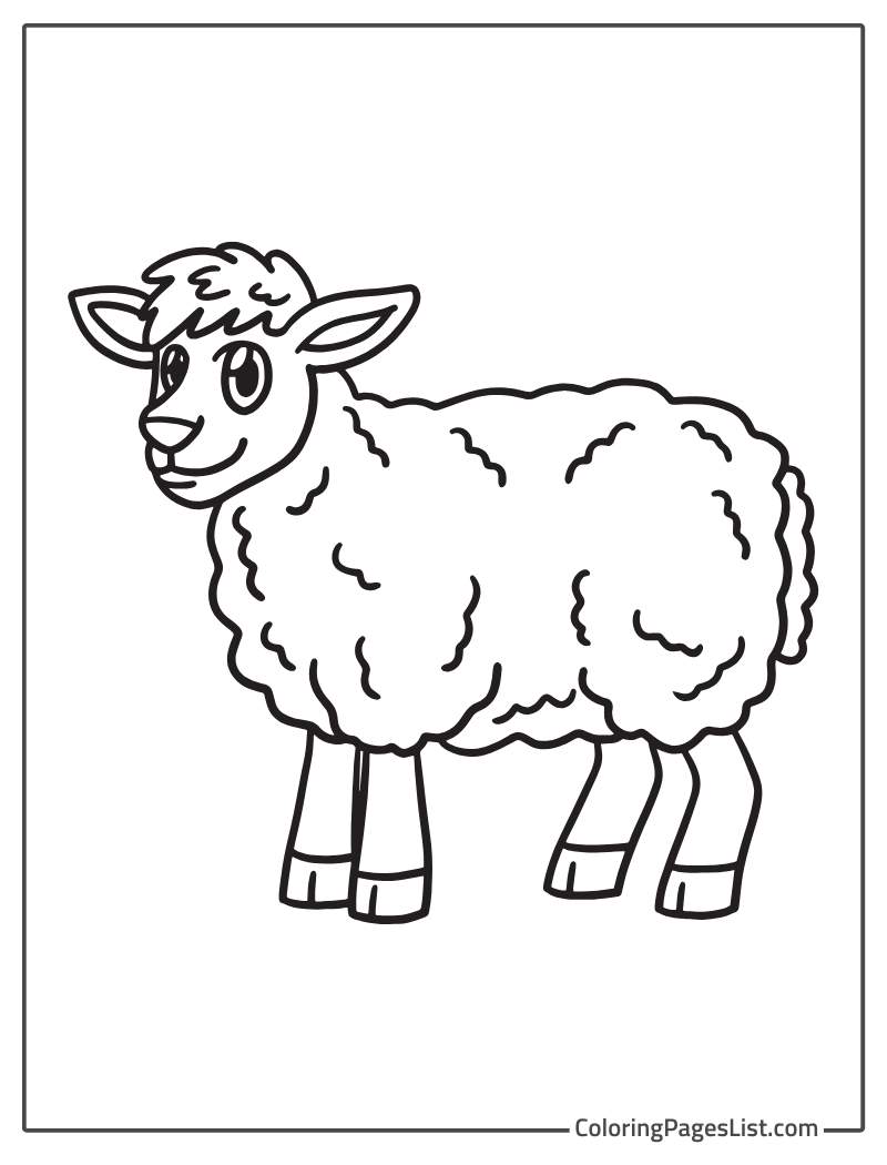 32 Sheep Coloring Pages (Free Printable PDFs) | Coloring Pages List