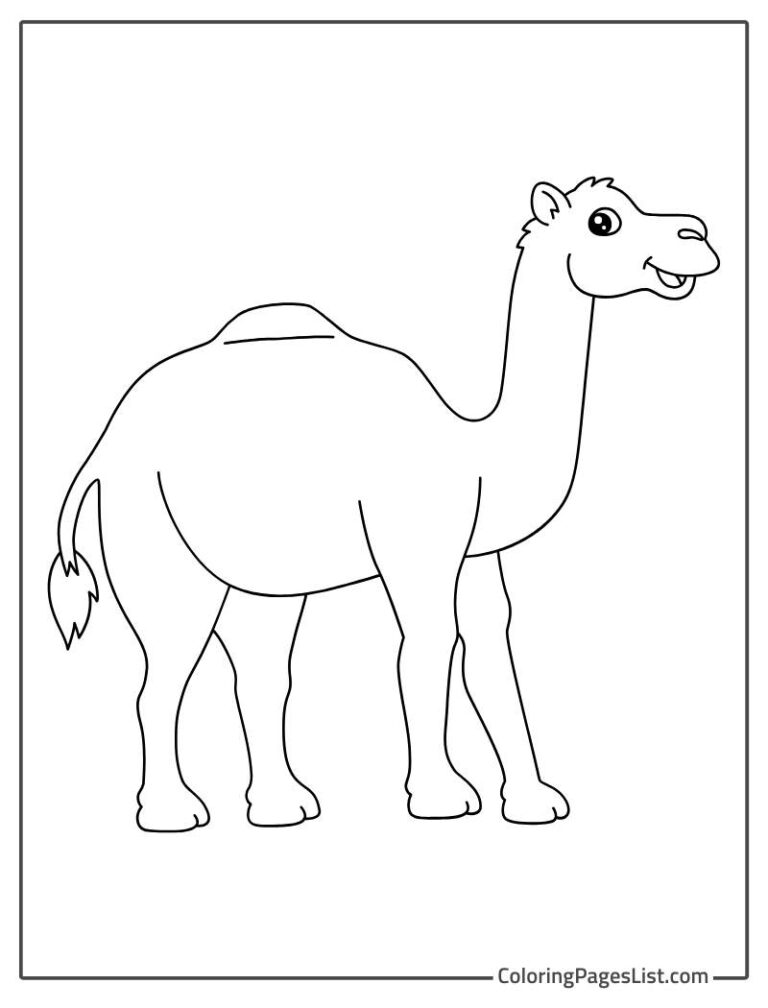 18 Camel Coloring Pages (Free Printable PDFs) | Coloring Pages List