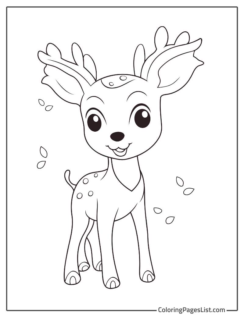 32 Deer Coloring Pages (Free Printable PDFs) | Coloring Pages List