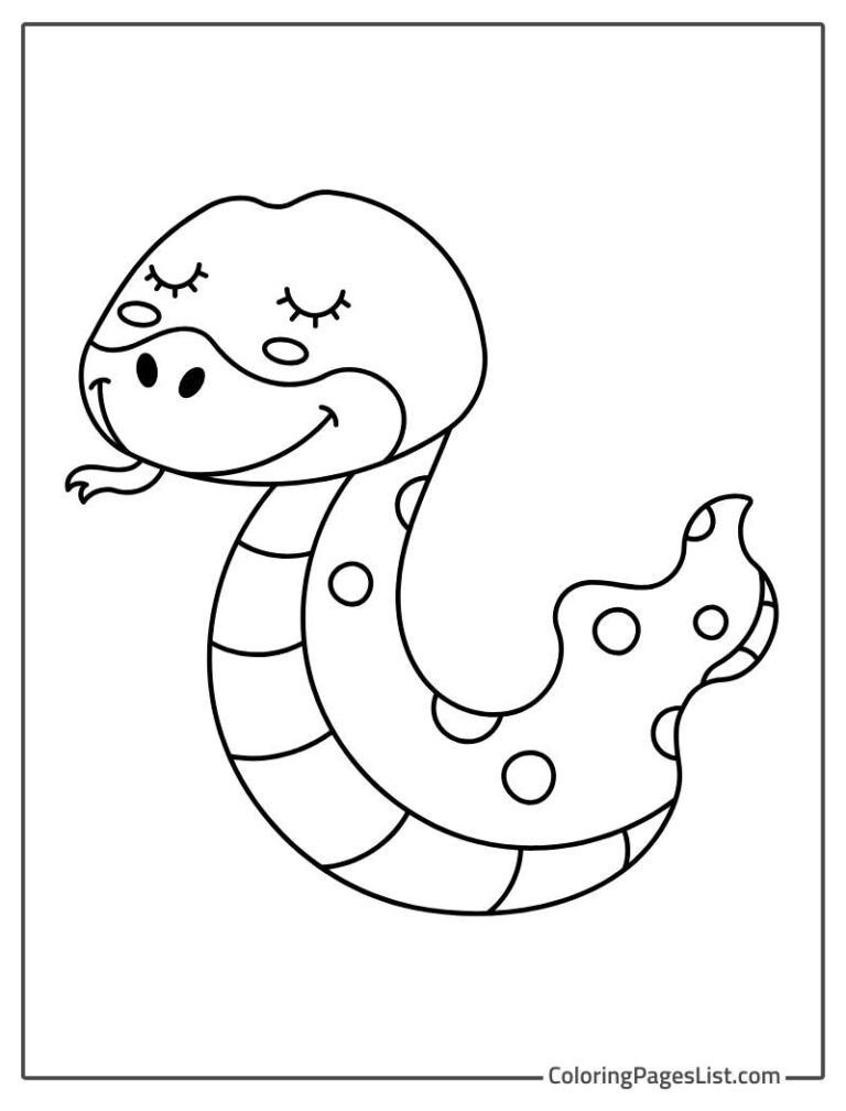 30 Snake Coloring Pages (Free Printable PDFs) | Coloring Pages List