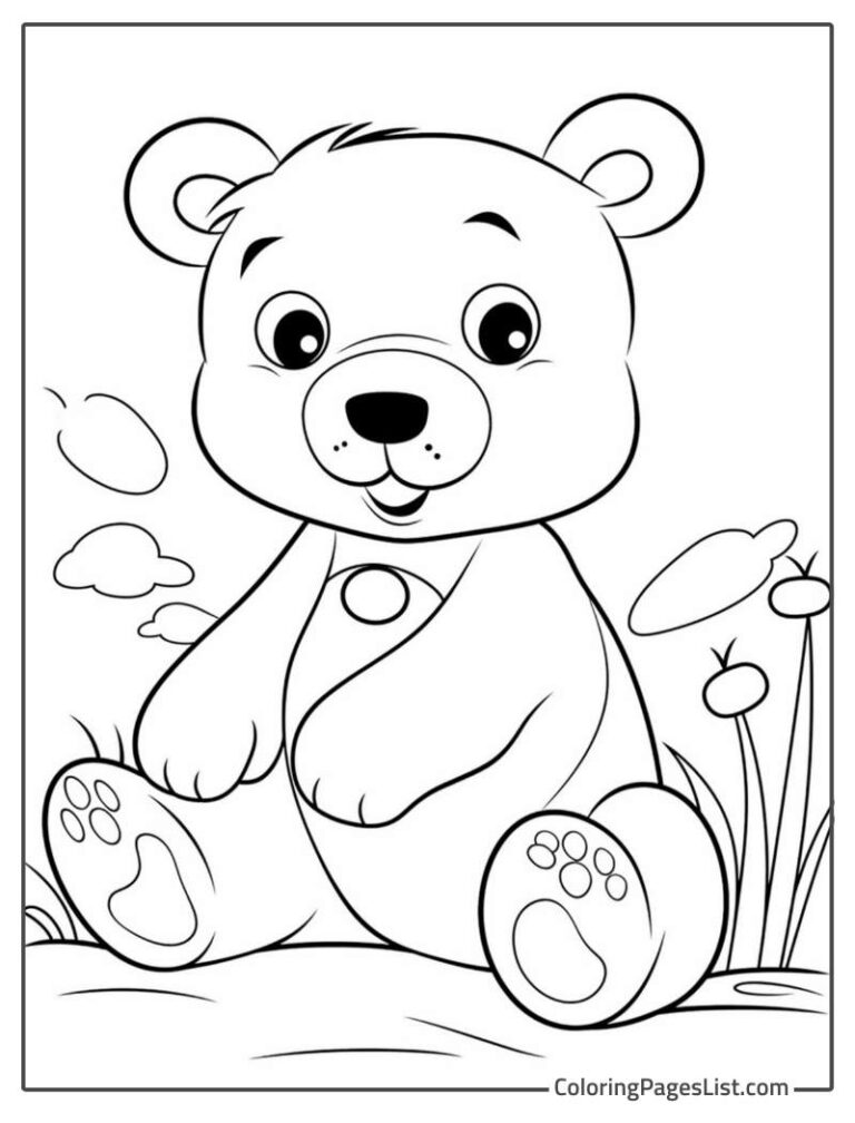 24 Teddy Bear Coloring Pages (Free Printable PDFs) | Coloring Pages List