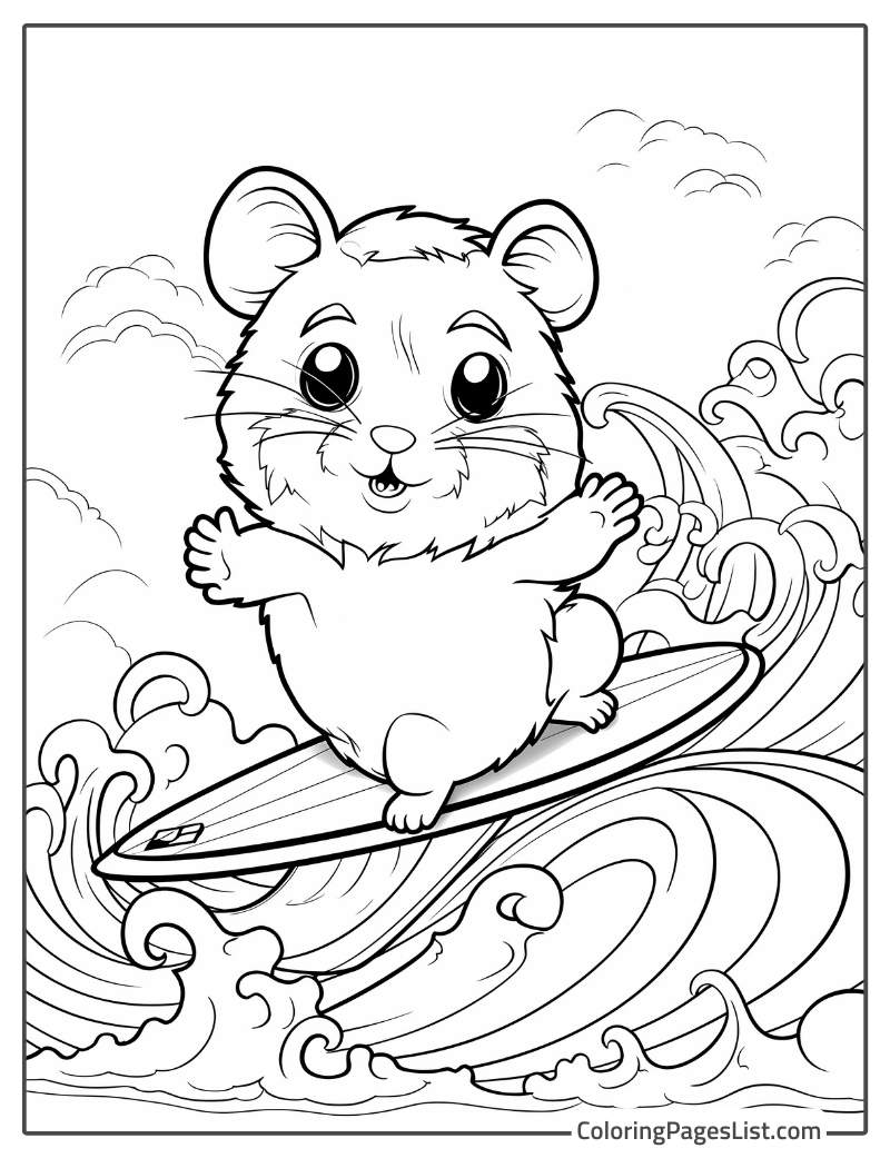 20 Hamster Coloring Pages (Free Printable PDFs) | Coloring Pages List