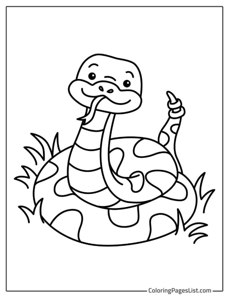 30 Snake Coloring Pages (Free Printable PDFs) | Coloring Pages List