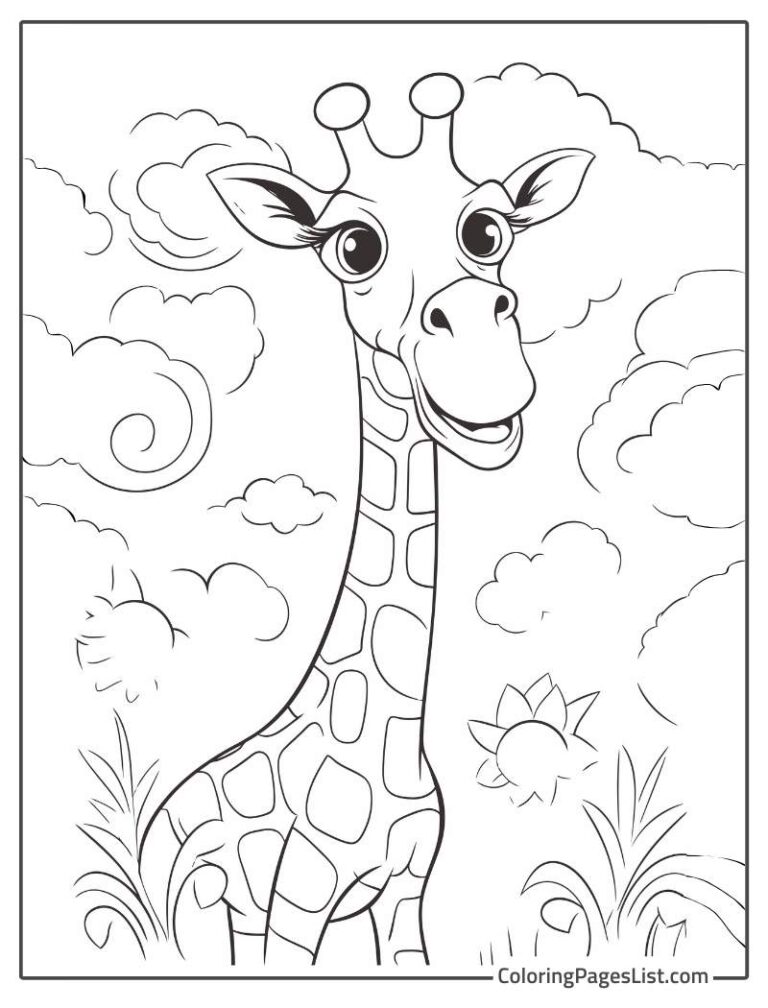 28 Giraffe Coloring Pages (Free Printable PDFs) | Coloring Pages List
