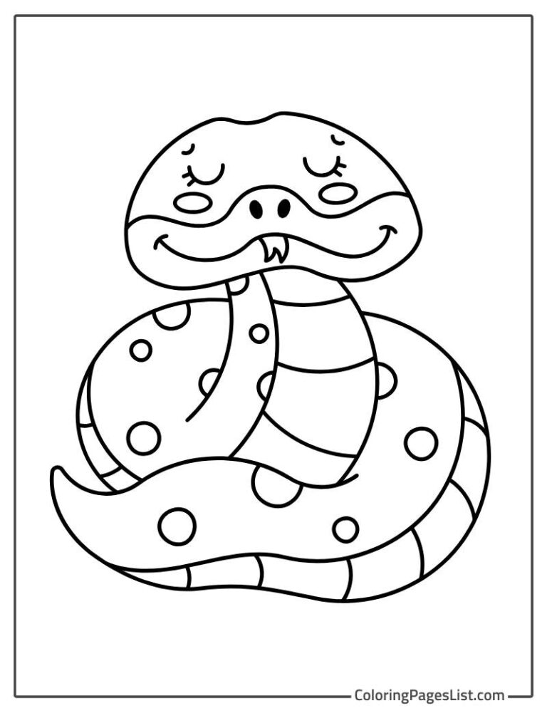 30 Snake Coloring Pages (Free Printable PDFs) | Coloring Pages List