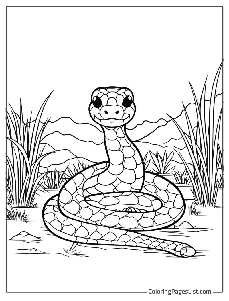 30 Snake Coloring Pages (Free Printable PDFs) | Coloring Pages List