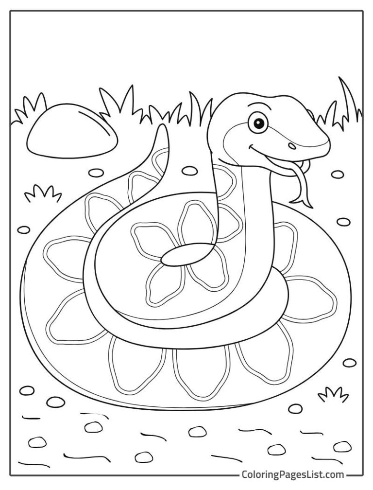 30 Snake Coloring Pages (Free Printable PDFs) | Coloring Pages List
