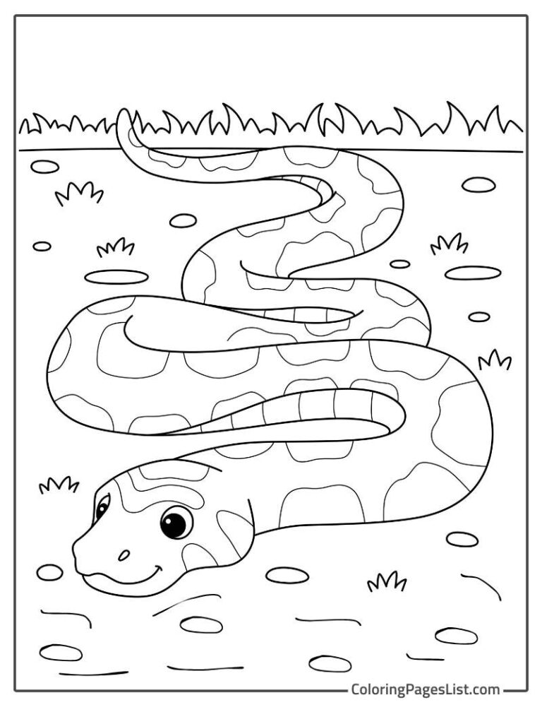 30 Snake Coloring Pages (Free Printable PDFs) | Coloring Pages List