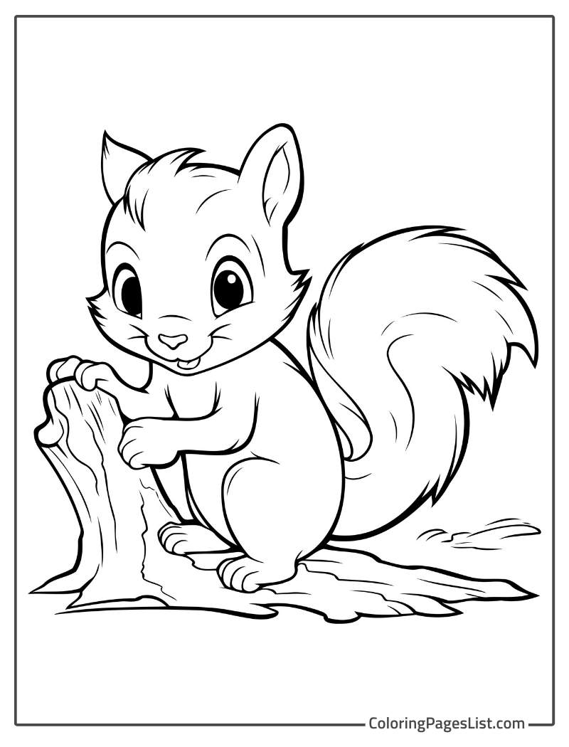 26 Squirrel Coloring Pages (Free Printable PDFs) | Coloring Pages List