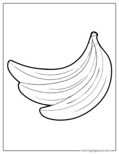 18 Banana Coloring Pages (Free Printable PDFs) | Coloring Pages List