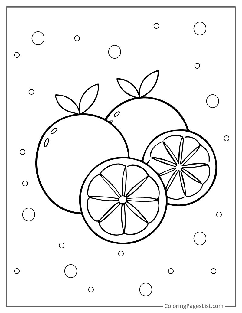 16 Orange Coloring Pages (Free Printable PDFs) | Coloring Pages List